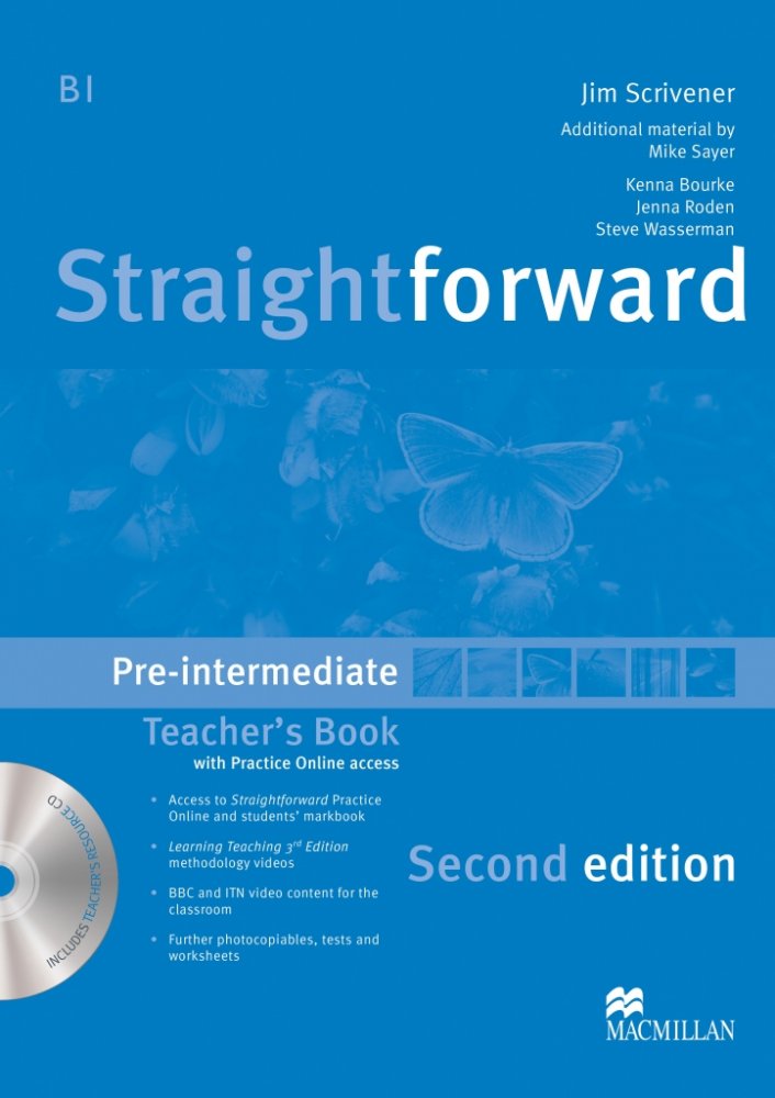 Straightforward 2nd Edition Pre-Intermediate Teacher´s Book Pack ...