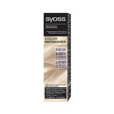 Syoss Color Refresher Pro ledové Blond odstíny 75 ml od 86 Kč - Heureka.cz