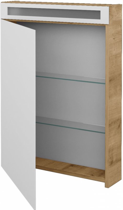 DŘEVOJAS zrcadlová galerka s LED osvětlením MAX GAO 60 D17 Colorado – Zboží Mobilmania