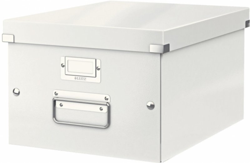 LEITZ Krabice Click-N-Store - A4, univerzální, bílá – Zboží Mobilmania