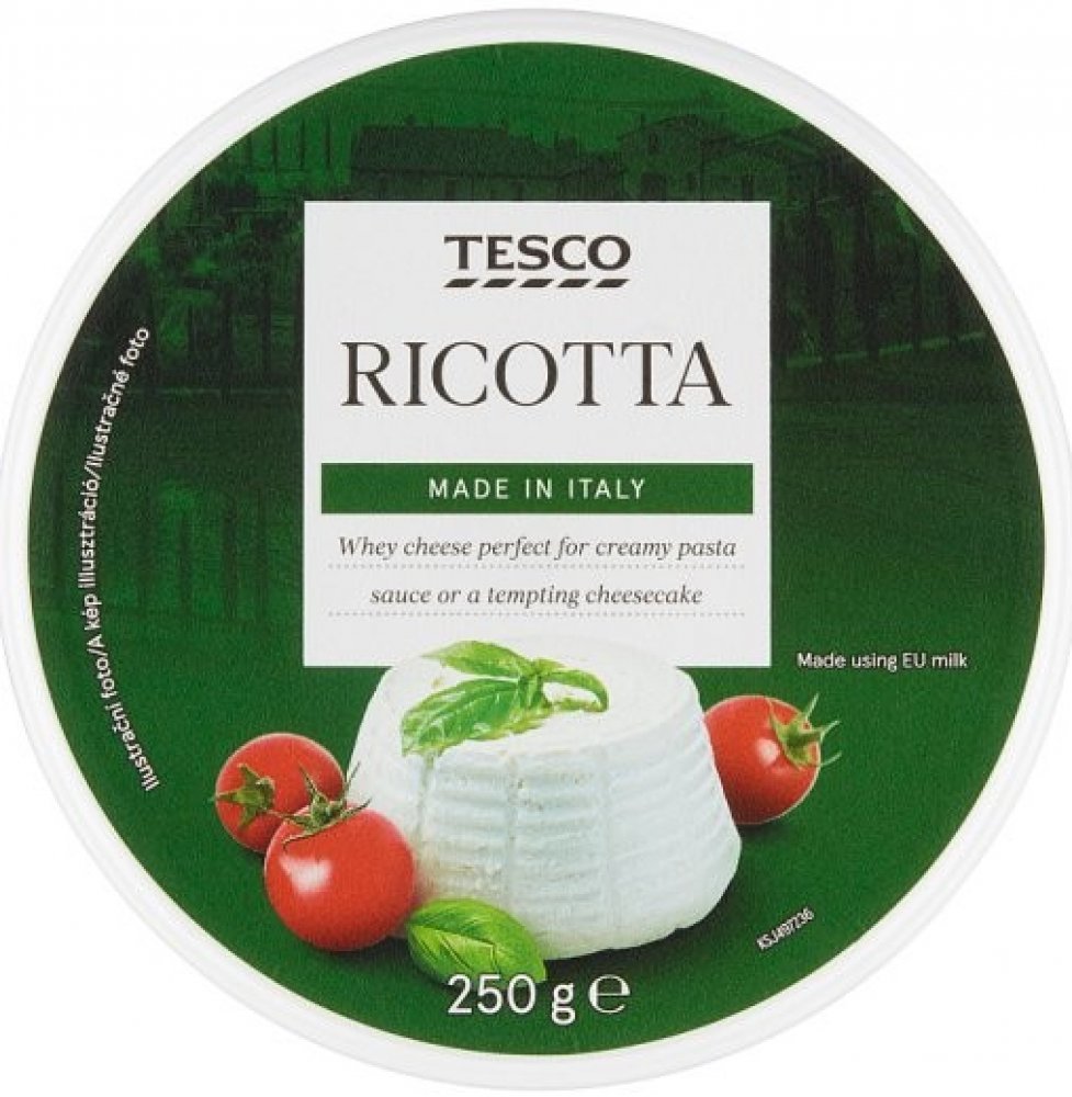 Tesco Ricotta 250 g od 32 Kč na Hledejceny.cz