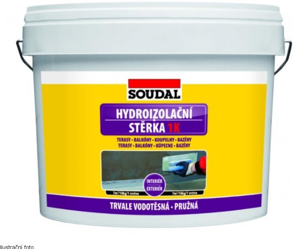 Soudal 1510305 Hydroizolační stěrka 5 kg – Zboží Mobilmania