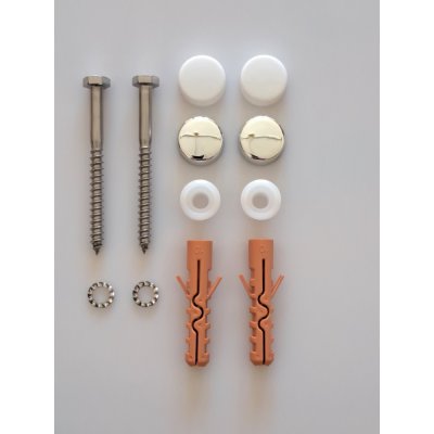 Koňařík Sada k upevnění WC, NEREZ 6x70 mm od 55 Kč - Heureka.cz