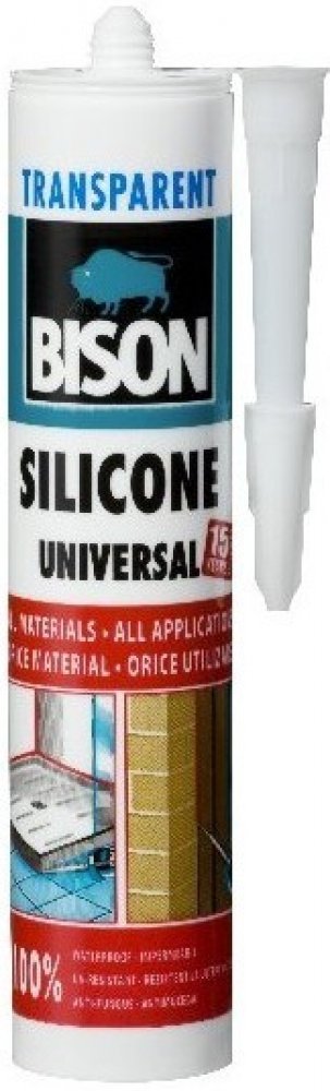BISON Silicone Universal 280g transparentní – Zboží Mobilmania