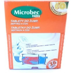 Microbec Ultra Tabs tablety do žump septiků a čov 16 x 20 g čistič ...