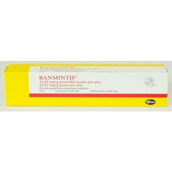 Banminth perorální pasta 21,62 mg / g 24 g od 379 Kč - Heureka.cz