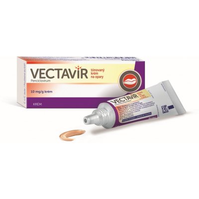VECTAVIR TÓNOVANÝ KRÉM NA OPARY DRM 10MG/G CRM 1X2G od 239 Kč - Heureka.cz
