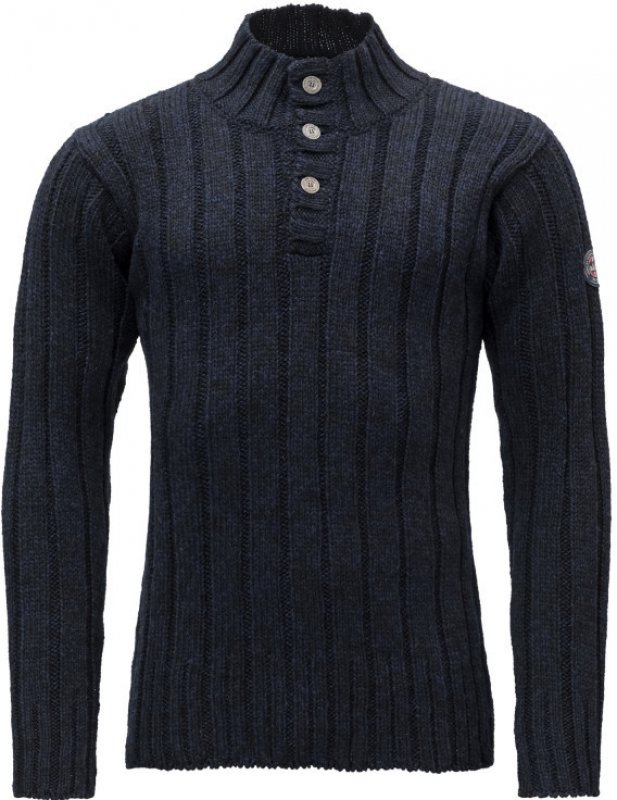Devold Amundsen teplý vlněný svetr dark blue melange od 3 824 Kč na ...
