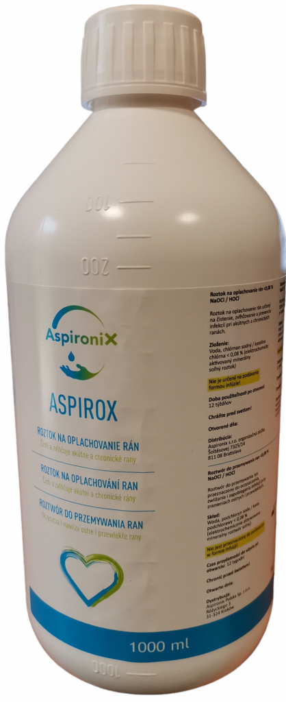 Aspirox roztok na oplachování ran 1000 ml od 365 Kč - Heureka.cz