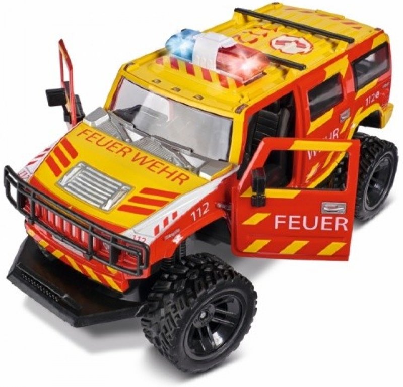 Carson Tamiya HUMMER H2 Hasiči 2.4 GHz LED otevíratelné dveře RTR ...