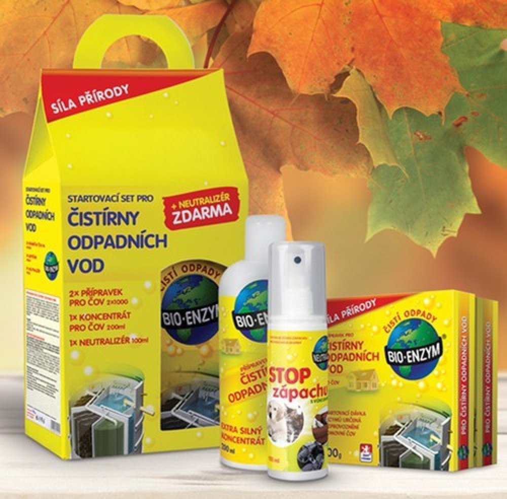 Bio-enzym Startovací Set pro Čistírny odpadních vod 2 x přípravek pro ...
