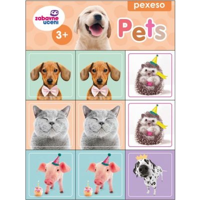 Pexeso Pets roztomilá zvířátka od 29 Kč - Heureka.cz