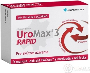 Neuraxpharm UroMax 3 RAPID 10+10 tablet od 333 Kč - Heureka.cz