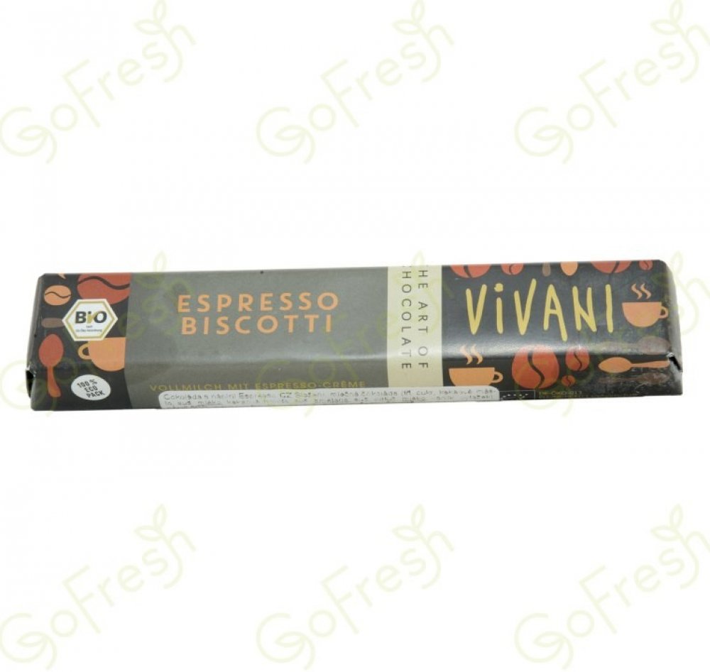 VIVANI Čokoládová tyčinka espresso 40 g od 37 Kč na Hledejceny.cz