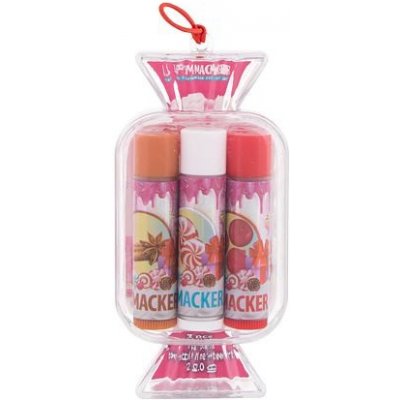 Lip Smacker Candy Snowflake Cinnamon set balzám na rty Candy 4 g ...