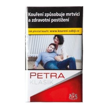 Petra Klasik Červená cigarety s filtrem 20 ks od 90 Kč - Heureka.cz