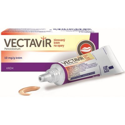 VECTAVIR TÓNOVANÝ KRÉM NA OPARY DRM 10MG/G CRM 1X2G od 239 Kč - Heureka.cz