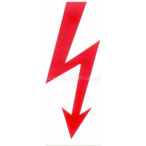 Tabulka č.7 Samolepící tabulka - symbol BLESK od 2,96 Kč - Heureka.cz