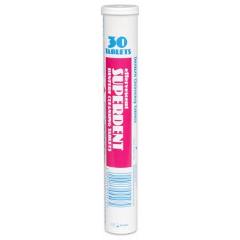 Superdent Denture Cleansing Tablets tablety na čištění umělého chrupu ...