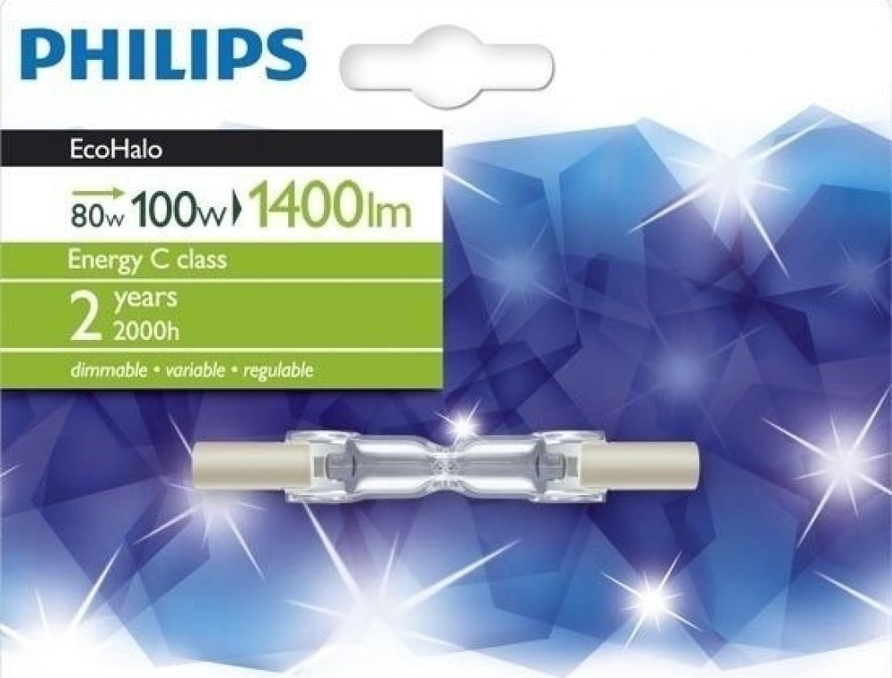 Philips EcoHalo 78mm 2y 80W R7s 230V 1BC 10 – Zboží Dáma