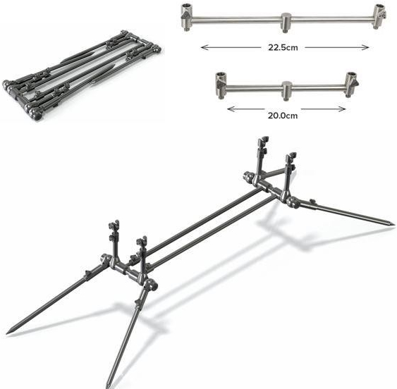 Carp Spirit INOX Rod Pod 2 stojan a 2 hrazdy od 8 190 Kč - Heureka.cz