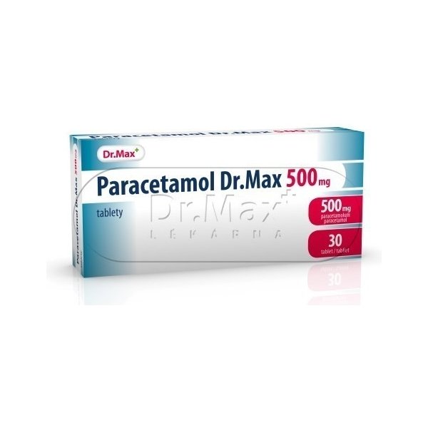 PARACETAMOL DR. MAX POR 500MG TBL NOB 30 od 39 Kč - Heureka.cz