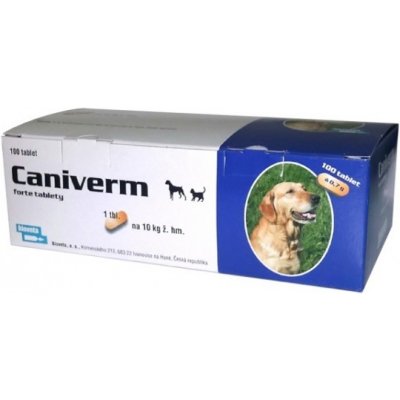 Caniverm forte tbl 100 x 0,7 g od 2 462 Kč - Heureka.cz