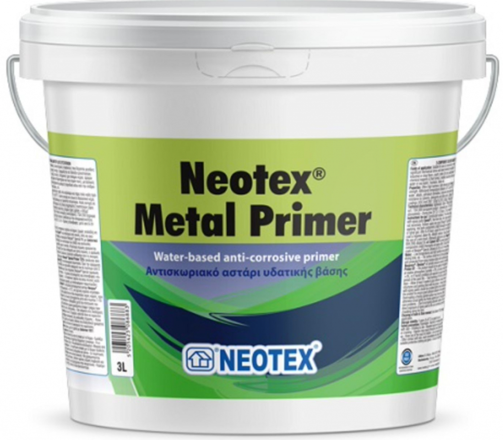 Neotex Metal Primer - antikorozní základní nátěr na plechy a kovy: 3 L ...