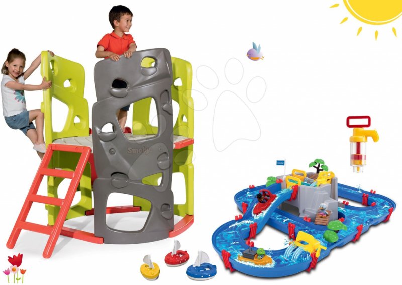 Smoby set prolézačka Multi-Activity Tower na šplhání se skluzavkou a ...