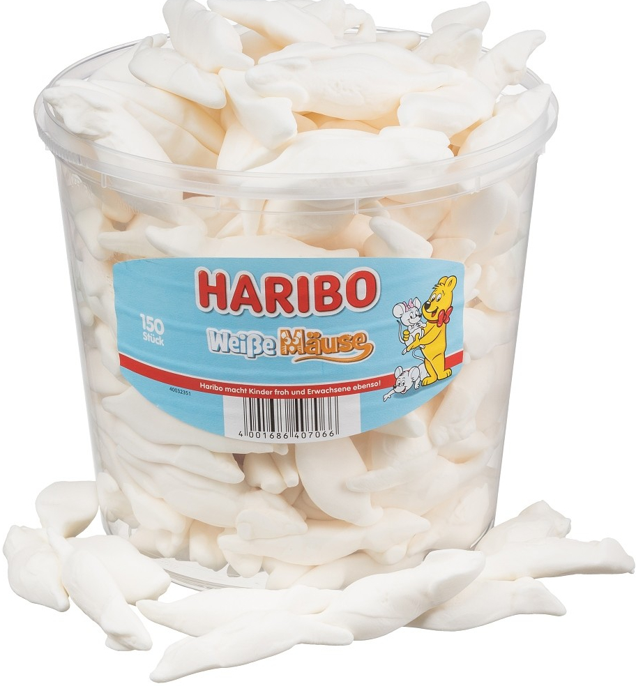Haribo White Mouse 150 ks od 389 Kč - Heureka.cz
