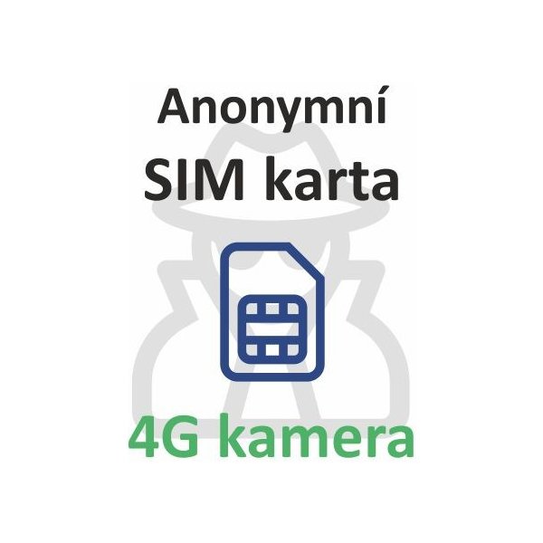 Anonymní předplacená SIM karta pro 4G kameru od 1 500 Kč - Heureka.cz