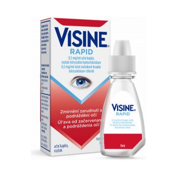VISINE RAPID OPH 0,5MG/ML OPH GTT SOL 1X15ML od 119 Kč - Heureka.cz