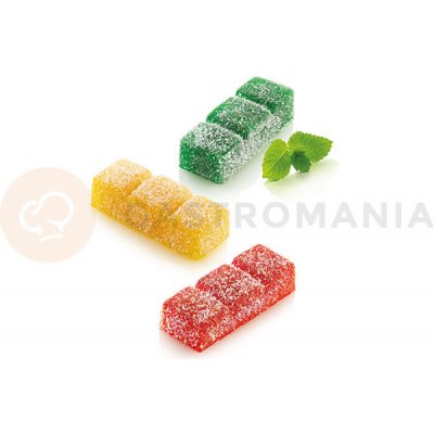 Silikomart Forma na želé bonbóny čokoládky obdelník 12x 60x22x16 mm ...