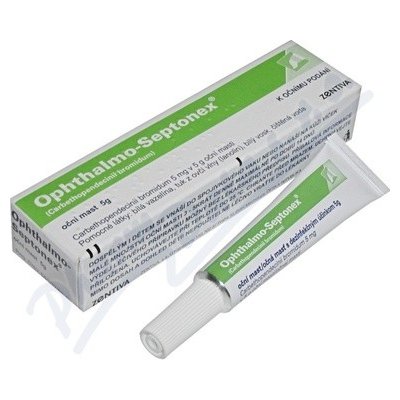 OPHTHALMO-SEPTONEX OPH 1MG/G OPH UNG 5G od 125 Kč - Heureka.cz