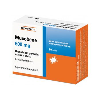 MUCOBENE 600MG POR GRA SOL SCC 20 od 143 Kč - Heureka.cz