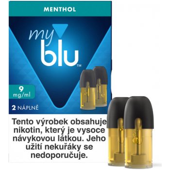 blu Menthol 9 mg/ml nikotinu Krabička 2x 1,5 ml od 169 Kč - Heureka.cz