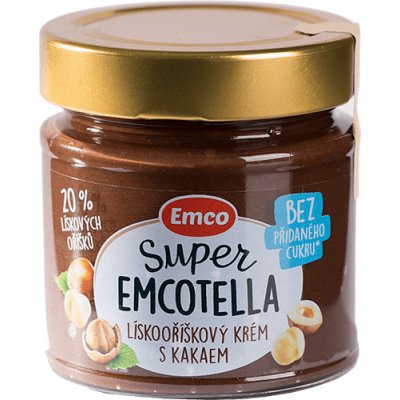 Emco Super Emcotella oříškový krém 200 g od 150 Kč - Heureka.cz