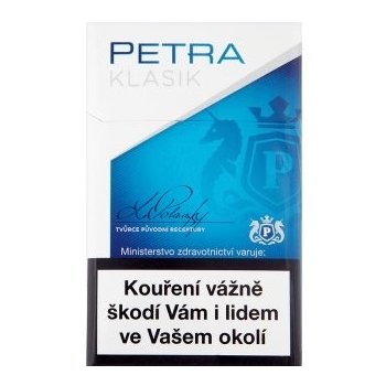 Petra Klasik 20 cigaret s filtrem od 89 Kč - Heureka.cz