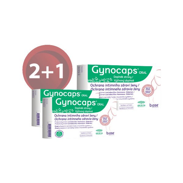 Gynocaps ORAL 20 tobolek 2+1 od 369 Kč - Heureka.cz