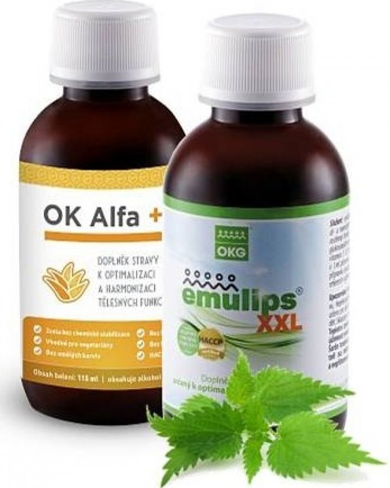 OKG OK Alfa 115 ml + Emulips 50 ml od 1 120 Kč na Hledejceny.cz