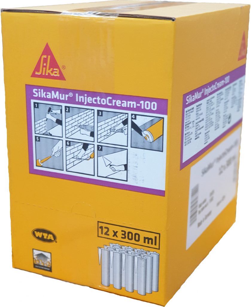 SikaMur InjectoCream-100 - injektážní krém do vlhkého zdiva Objem ...