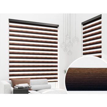 Zebra-shop Den a noc Maxi Rainbow Hnědo-černá BH 3104 200 x 125 černá ...