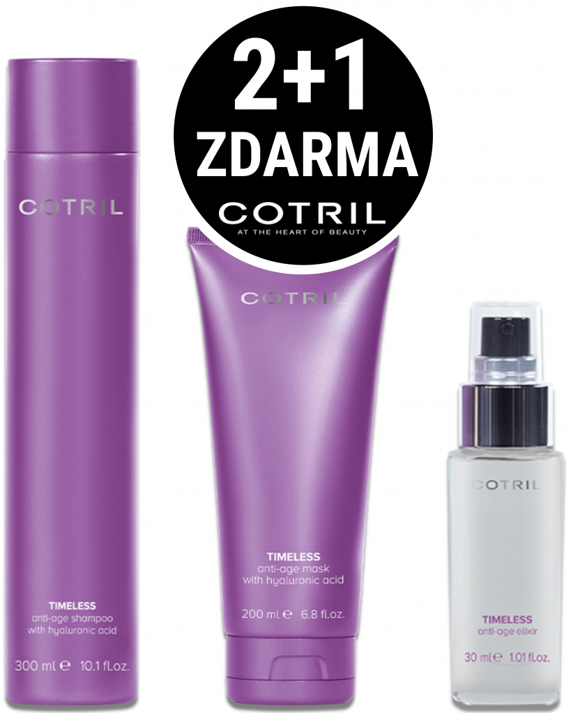 Cotril Timeless šampón 300 ml + maska 200 ml + sérum 30 ml dárková sada od 1 299 Kč - Heureka.cz