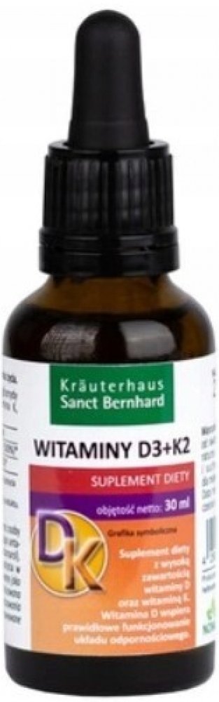 Sanct Bernhard Vitamín D3 + K2 kapky 30 ml | Srovnanicen.cz
