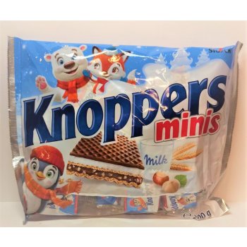 Knoppers Minis 200 g od 69 Kč - Heureka.cz