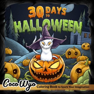 30 Days to Halloween antistresové omalovánky Coco Wyo od 255 Kč ...