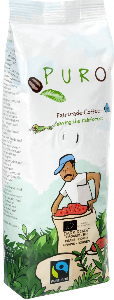 Puro Fairtrade Bio Dark Roast 100% Arabica 250 g od 236 Kč - Heureka.cz