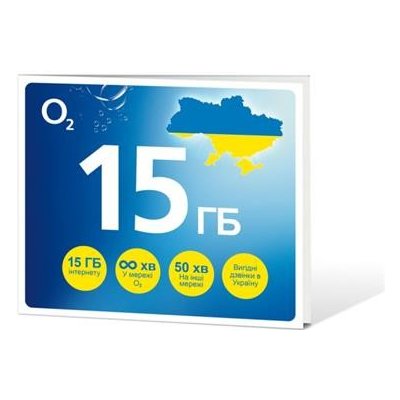 O2 SIM karta GO 15GB dat + 50 minut volání (Ukrajina) od 299 Kč ...