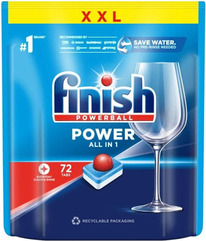 Finish Power All in 1 Fresh tablet do myčky 72 ks od 711 Kč - Heureka.cz