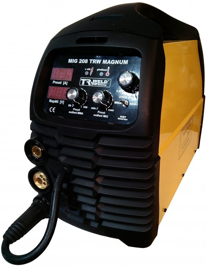 Magnum MIG 208 TRW MMA CZ 200 A IGBT MIG/MAG 200A hořák MB 15/3 Kabely ...